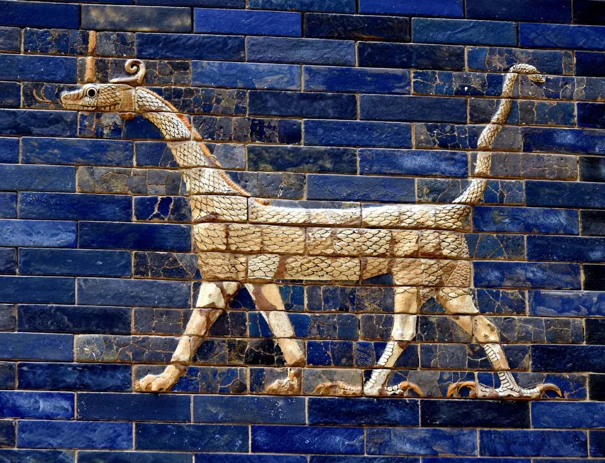 Ishtar Gate dragon | Encyclopaedia of Cryptozoology | Fandom
