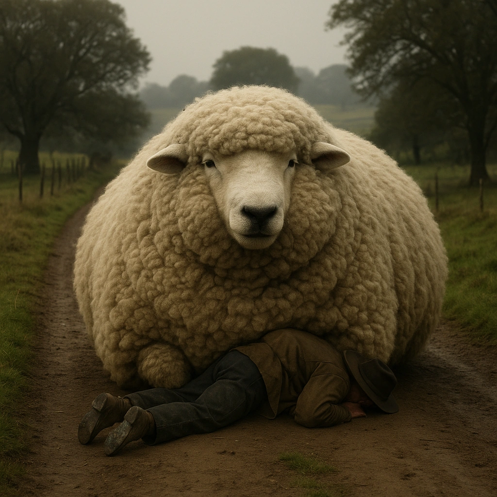 Giant sheep | Cryptid Wiki | Fandom