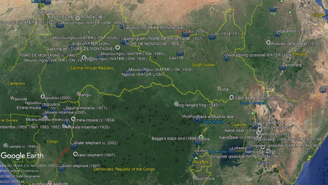 User blog:Bradypus Tamias/Cryptids Google Earth Overlay | Cryptid Wiki ...