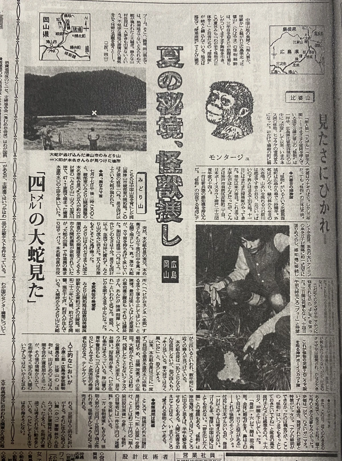 Giant Snake of Mt. Midori | Cryptid Wiki | Fandom