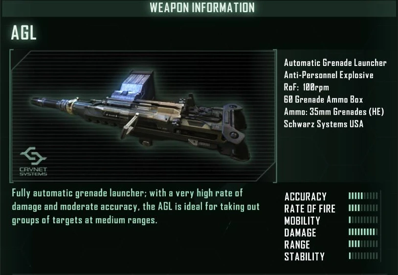 AGL | Crysis вики | Fandom