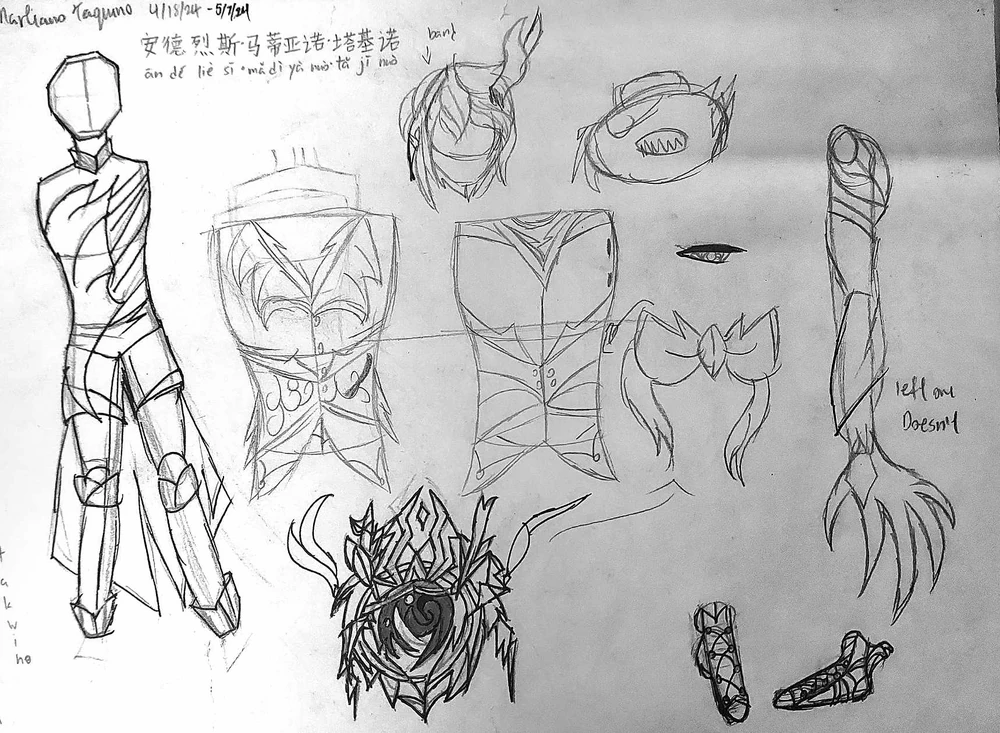 Andrés Taquino/Design | Crystia,SapphirelivaMission Wiki | Fandom