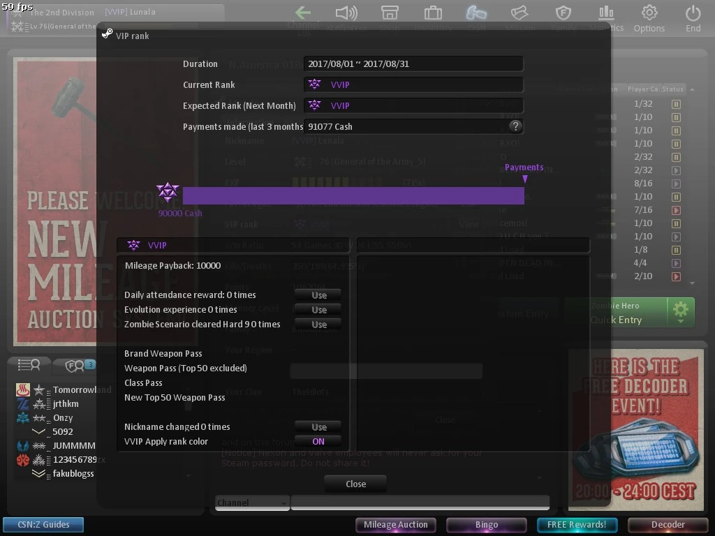 VIP system | Counter Strike Online Wiki | Fandom