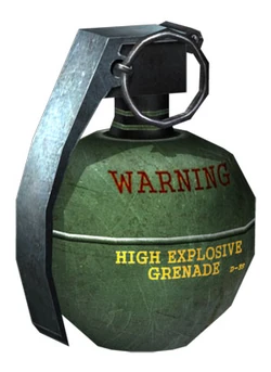 M67 Grenade Explosion