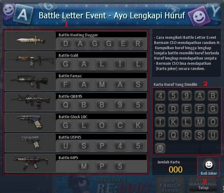 Battle Weapons | Counter Strike Online Indonesia Wiki | Fandom