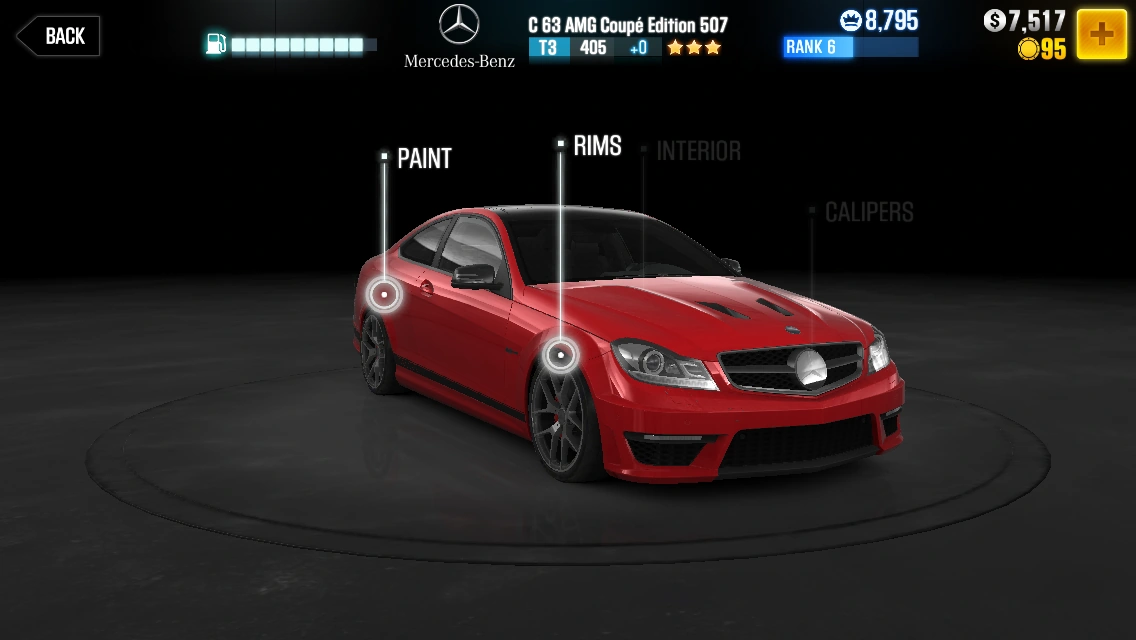 Mercedes-Benz C63 AMG Coupé Edition 507 | CSR2 Bugged Wikia | Fandom