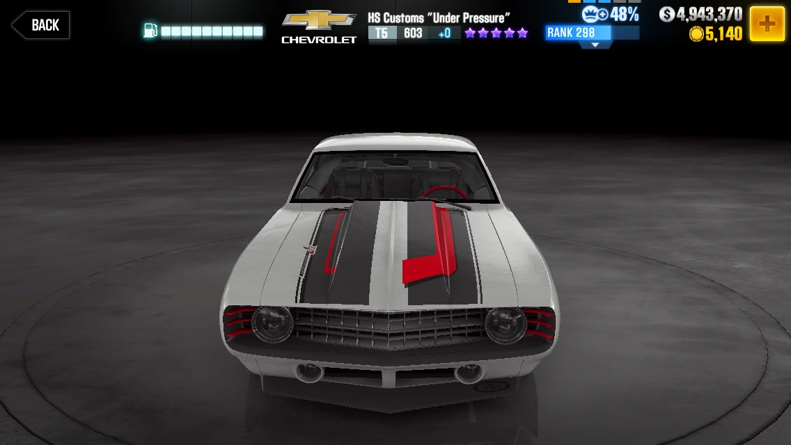 Chevrolet HS Customs "Under Pressure" Camaro | CSR Racing Wiki | Fandom