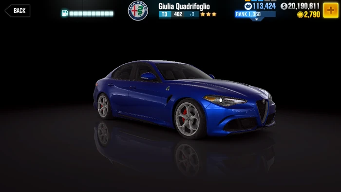 Alfa Romeo Giulia Quadrifoglio | CSR Racing Wiki | Fandom