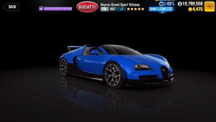 Bugatti Veyron Vitesse | CSR Racing Wiki | Fandom