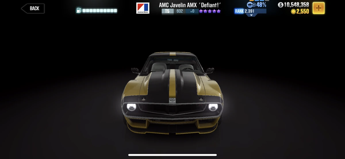 AMC Javelin AMX ‘Defiant!’ | CSR Racing Wiki | Fandom