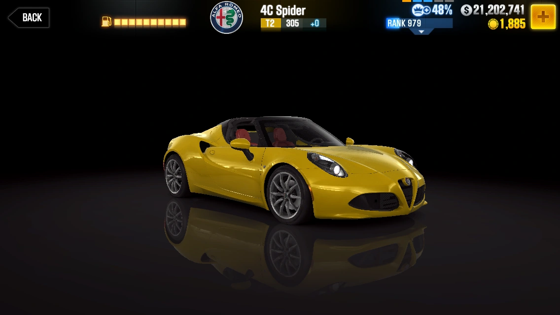 Alfa Romeo 4C Spider | CSR Racing Wiki | Fandom