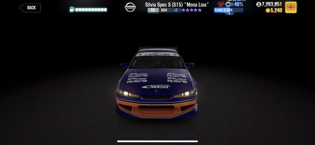Nissan Silvia Spec S (S15) "Mona Lisa" | CSR Racing Wiki | Fandom