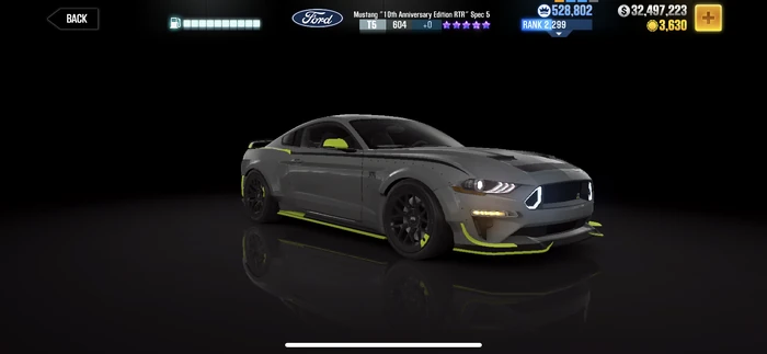 Ford Mustang "10th Anniversary Edition RTR" Spec 5 | CSR Racing Wiki ...