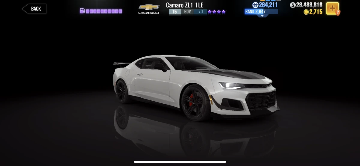 Chevrolet Camaro ZL1 1LE | CSR Racing Wiki | Fandom