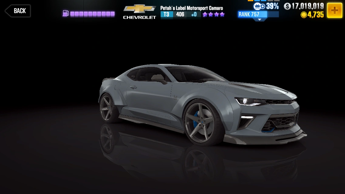 Chevrolet Label Motorsports Camaro | CSR Racing Wiki | Fandom