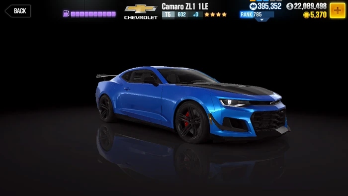 Chevrolet Camaro ZL1 1LE | CSR Racing Wiki | Fandom