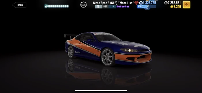 Nissan Silvia Spec S (S15) "Mona Lisa" | CSR Racing Wiki | Fandom