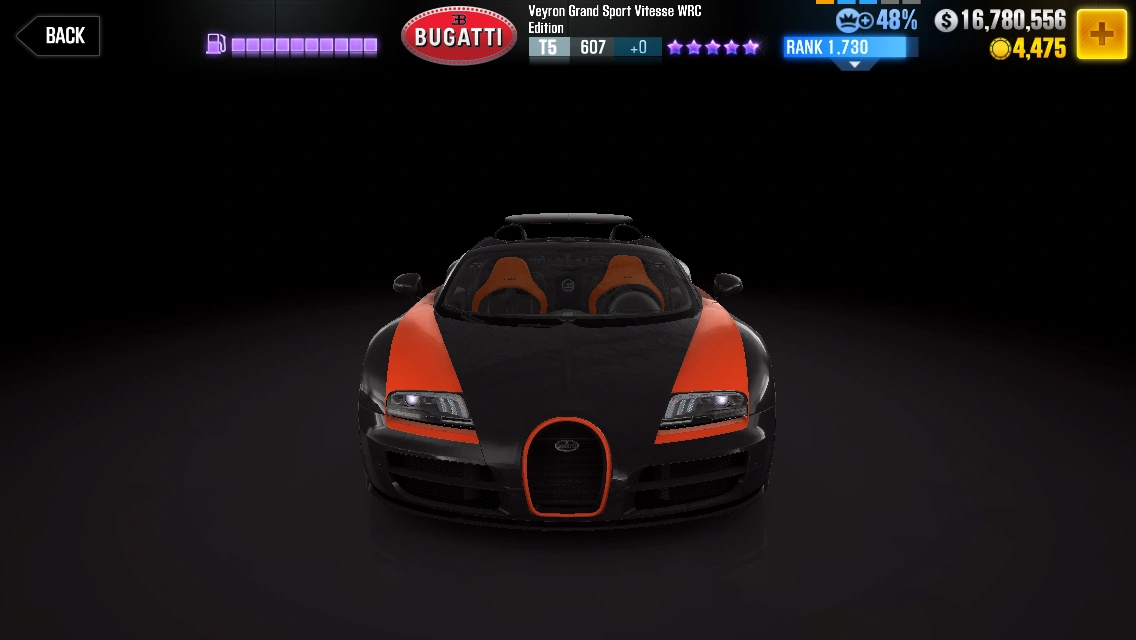 Bugatti Veyron Grand Sport Vitesse WRC Edition | CSR Racing Wiki | Fandom