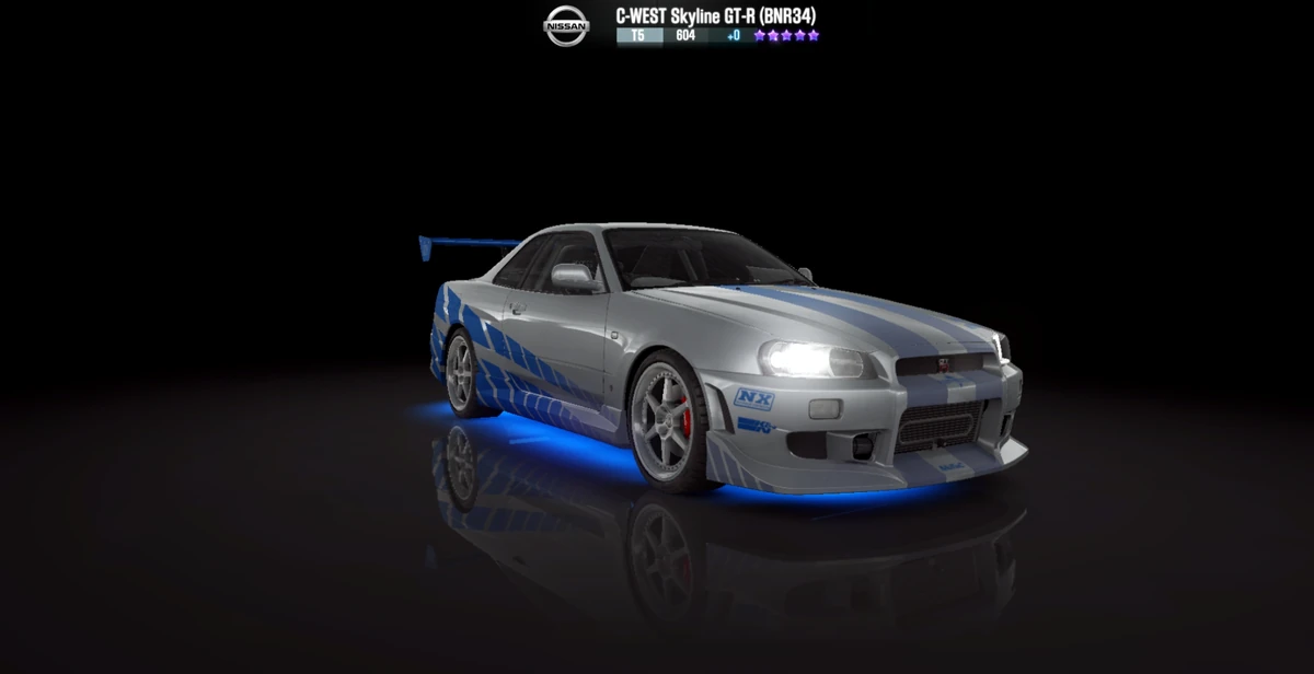 Nissan C-WEST Skyline GT-R (BNR34) | CSR Racing-wiki | Fandom