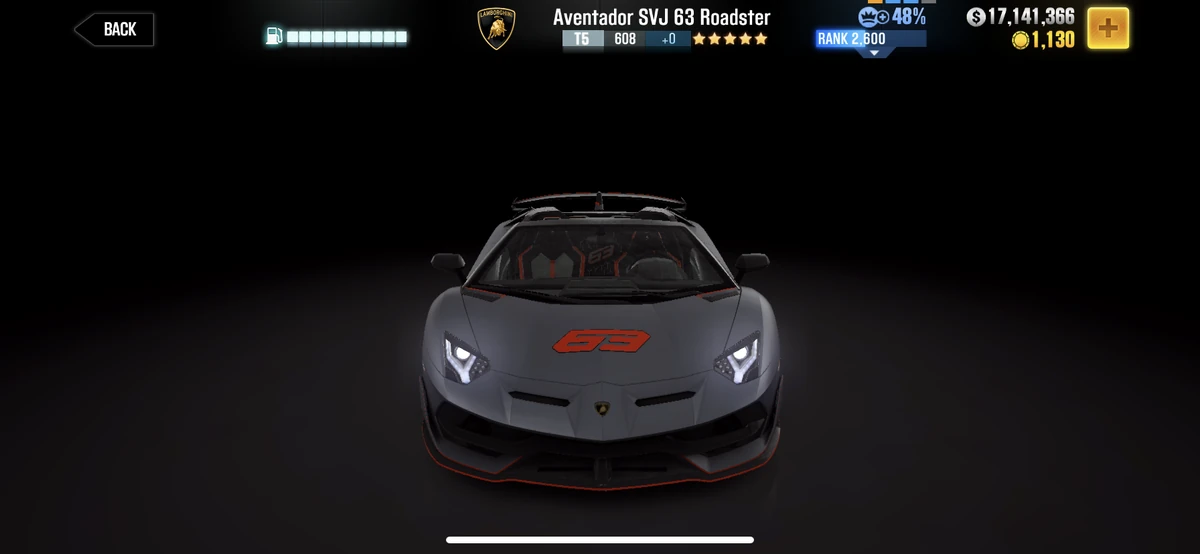 Lamborghini Aventador SVJ 63 Roadster | CSR Racing Wiki | Fandom