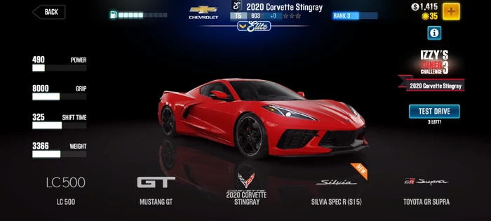 2020 Chevrolet Corvette Stingray (Tuner) | CSR Racing Wiki | Fandom
