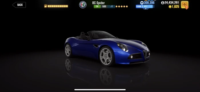 Alfa Romeo 8C Spider | CSR Racing Wiki | Fandom