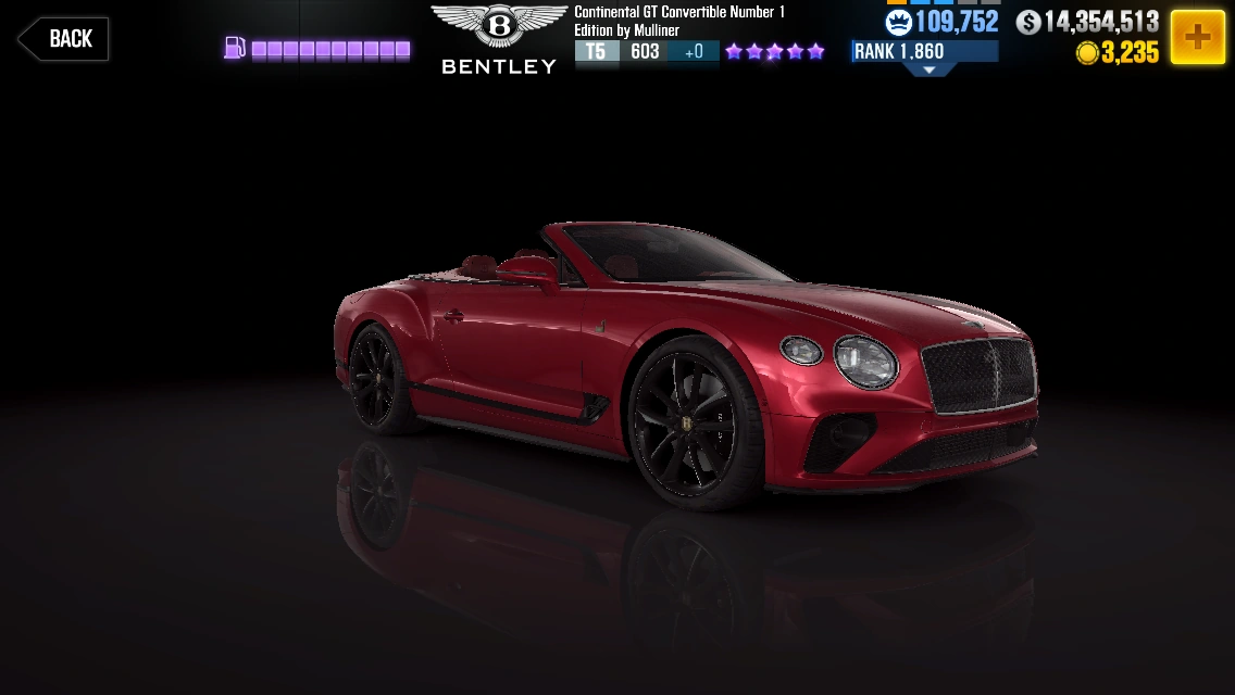Bentley Continental GT Convertible | CSR Racing Wiki | Fandom