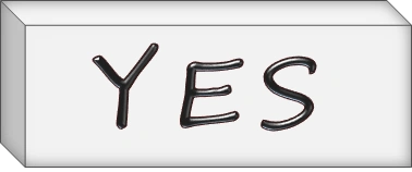 Yes/No Rubber | C.Syde's Wiki | Fandom