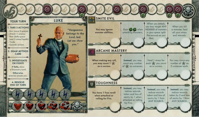 Father Luke | Cthulhu Death May Die Wiki | Fandom