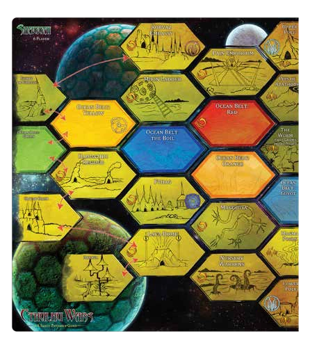 Shaggai Map | Cthulhu Wars Strategy Wiki | Fandom