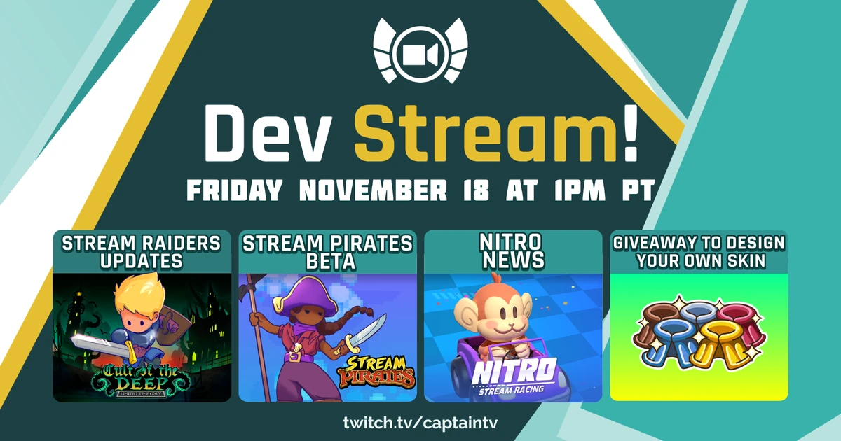 Dev Stream - November 18th, 2022 | CaptainTV Wiki | Fandom