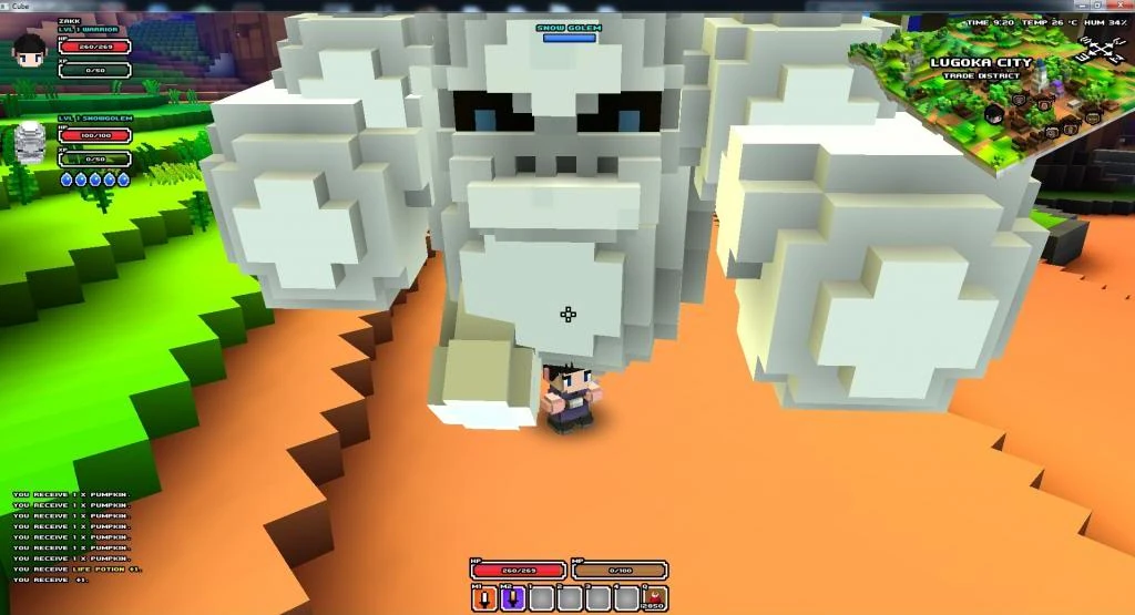 Snow Golem - Cube World Wiki