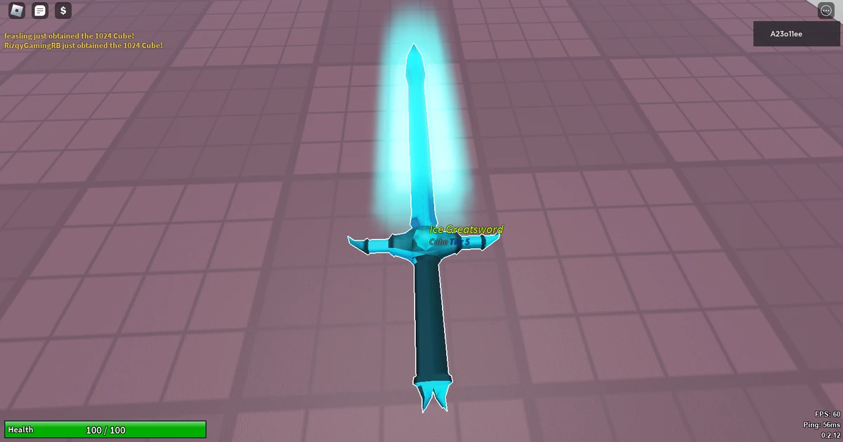 Ice Greatsword | Cube Combination Wiki | Fandom