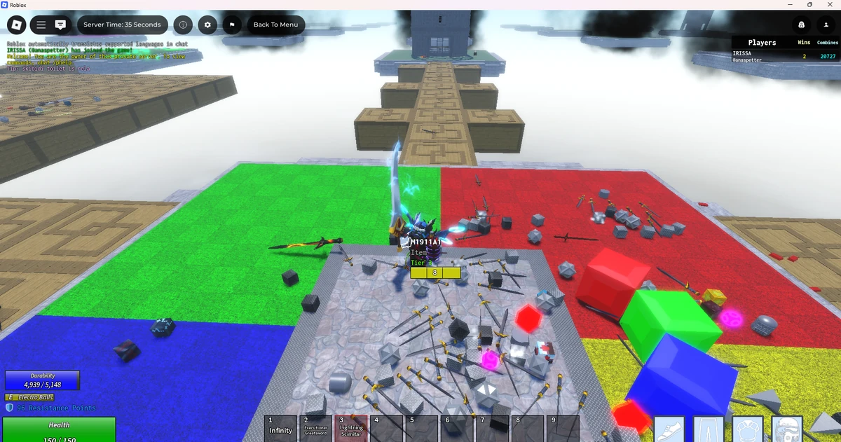 Lightning Scimitar | Cube Combination Ultimate Wiki | Fandom