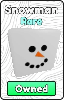 Snowman | Obby But You're A CUBE Wiki | Fandom
