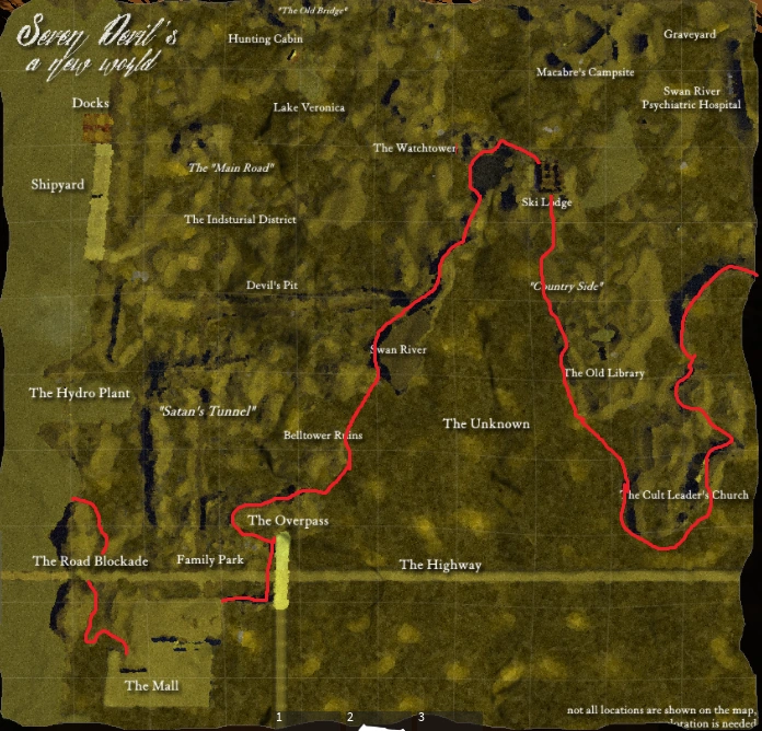 Chapter One, Map One Info | Cult Of The Cryptids Wiki | Fandom