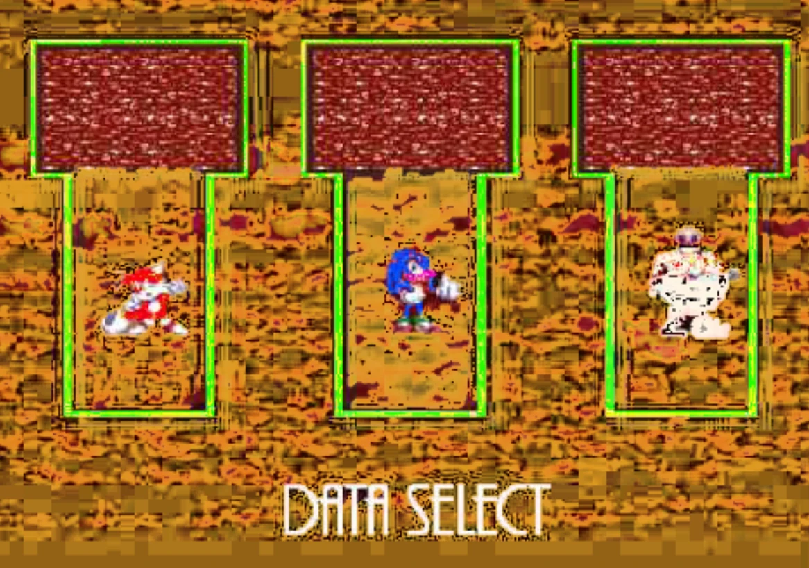 Unnamed Red Tails, Unnamed Blue Knuckles, and Mister Egg | Scary Orange ...