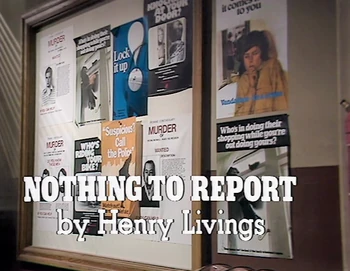 Nothing To Report | Culture Wikia | Fandom