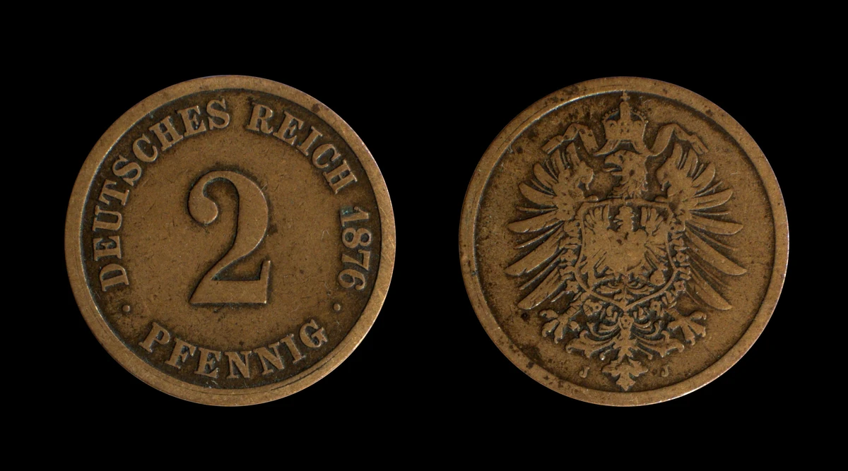 German 2 pfennig coin (1873-1916) | Currency Wiki | Fandom