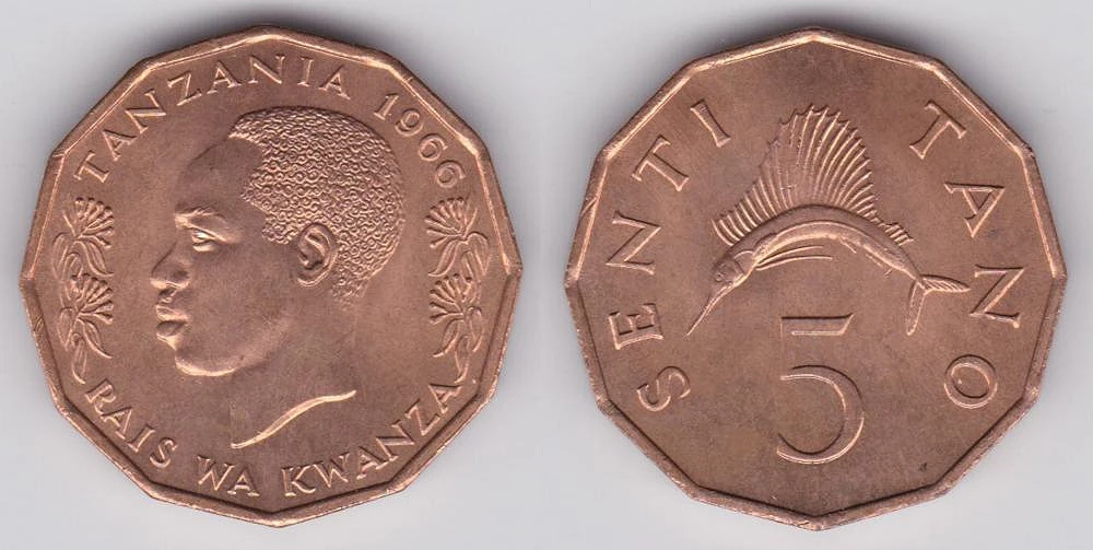 Tanzanian 5 senti coin | Currency Wiki | Fandom
