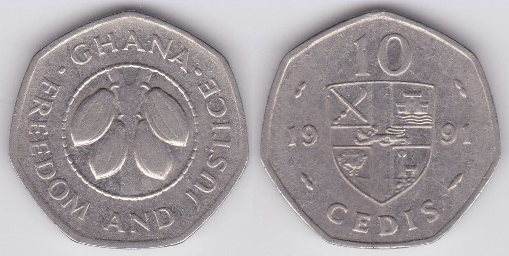 Ghanaian 10 cedi coin | Currency Wiki | Fandom