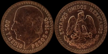 Mexican 2½ peso coin | Currency Wiki | Fandom