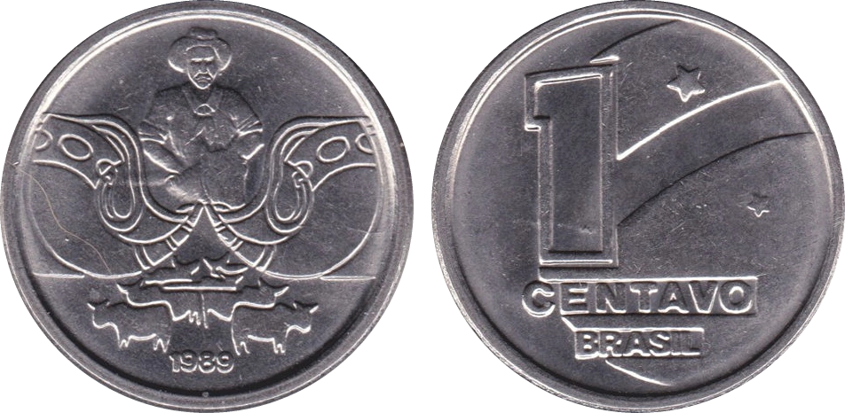 Brazilian 1 centavo coin (cruzado) | Currency Wiki | Fandom