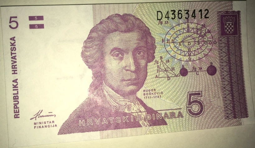 Croatian 5 dinar banknote | Currency Wiki | Fandom