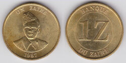 Zairean 1 zaire coin | Currency Wiki | Fandom