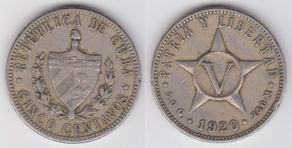 Cuban 5 centavo coin (peso) | Currency Wiki | Fandom