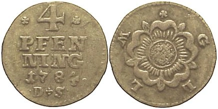 Lippe 4 pfennig coin | Currency Wiki | Fandom