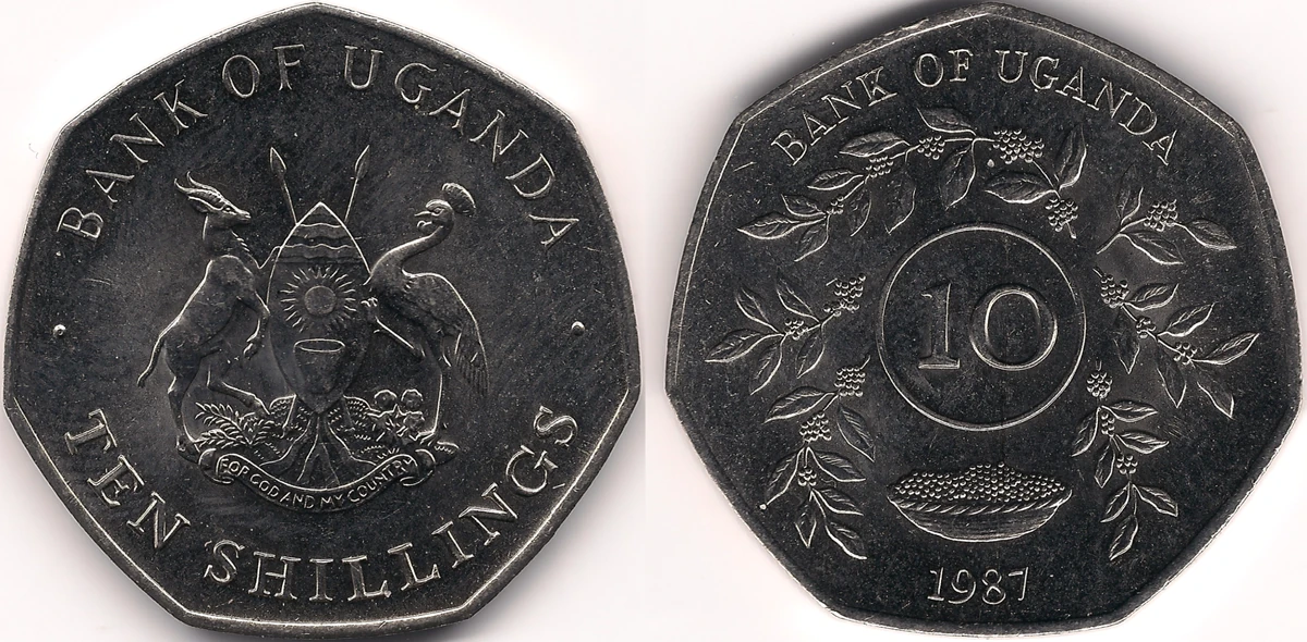 Ugandan 10 shilling coin | Currency Wiki | Fandom