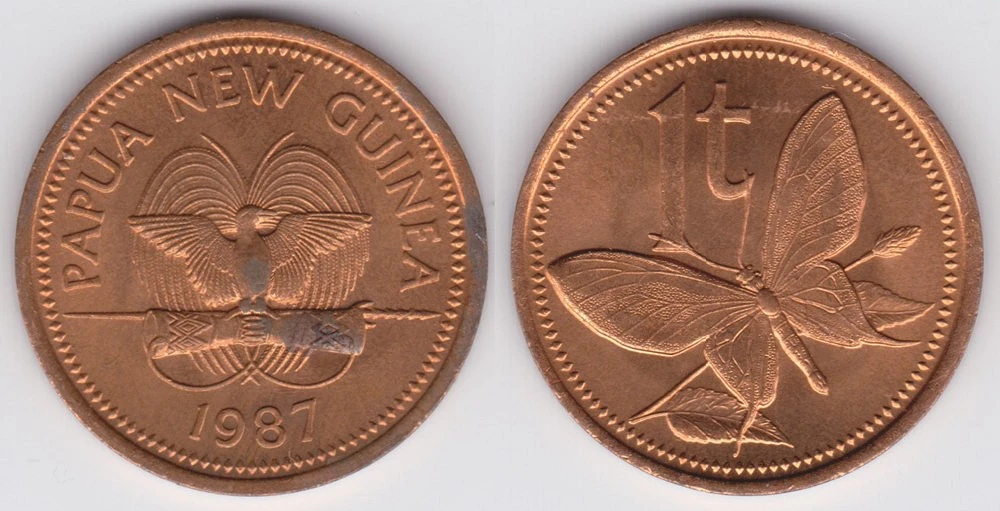Papua New Guinean 1 toea coin | Currency Wiki | Fandom