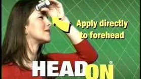 HeadOn | Cursed Commercials Wiki | Fandom